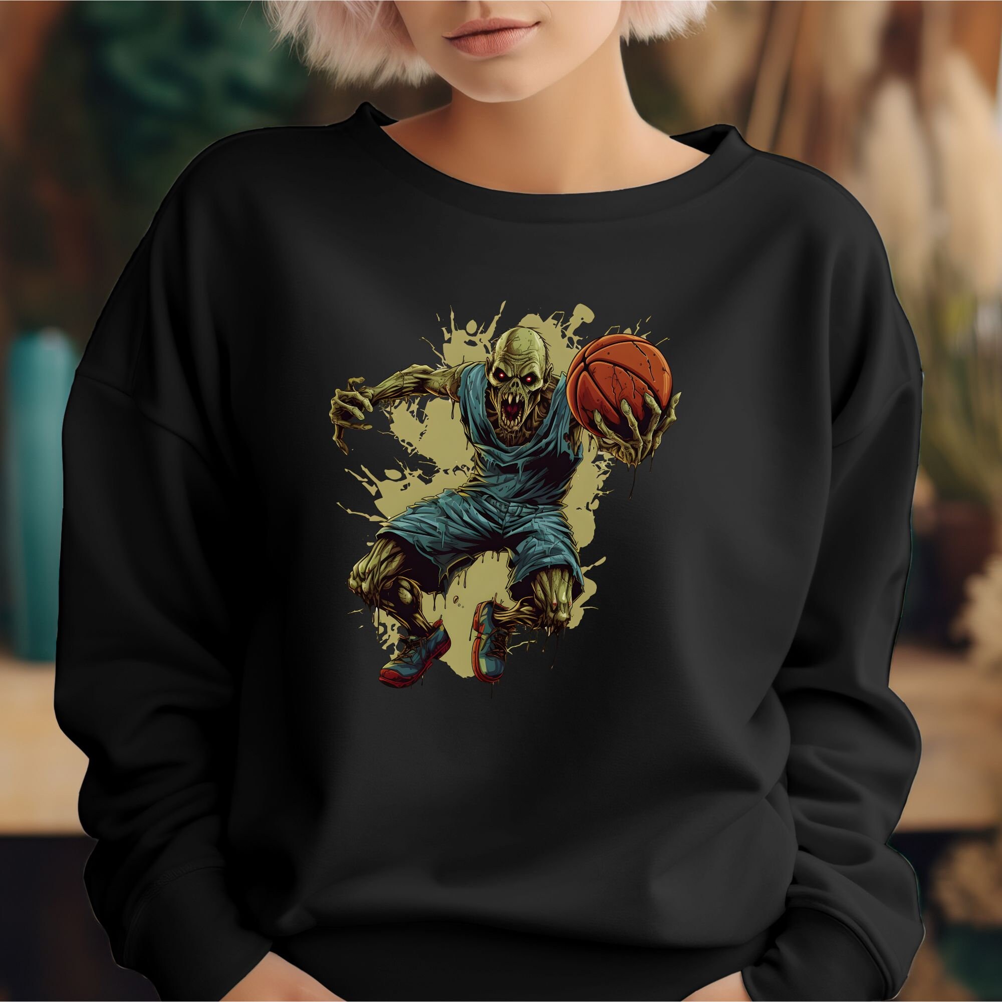 Zombie Basketball Player Png,undead Athlete Digital Download,basketball ...