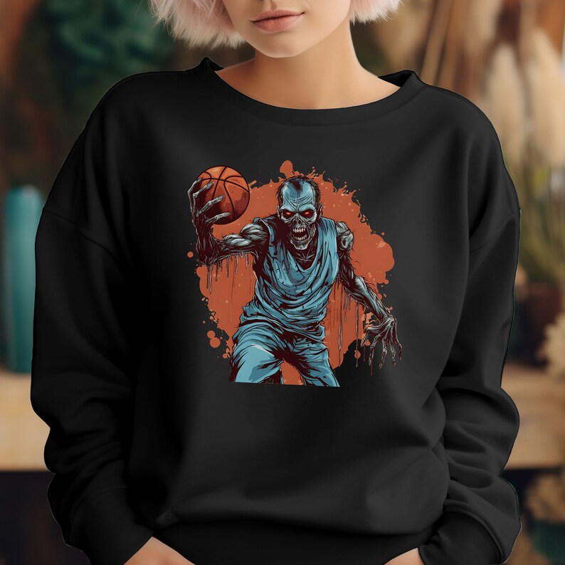 Zombie Basketball Player Png,undead Athlete Digital Download,basketball ...