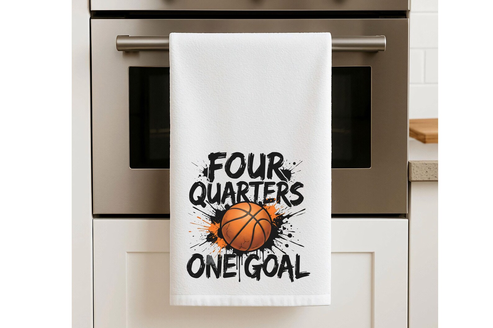 Four Quarters One Goal Basketball Png,distressed Sports Graphic for ...