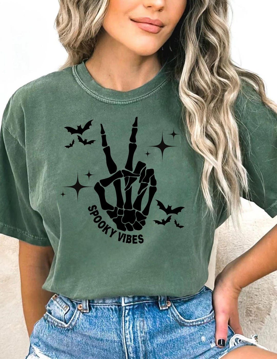 Spooky Vibes SVG, Skeleton Hand SVG, Skeleton SVG, Halloween Png ...