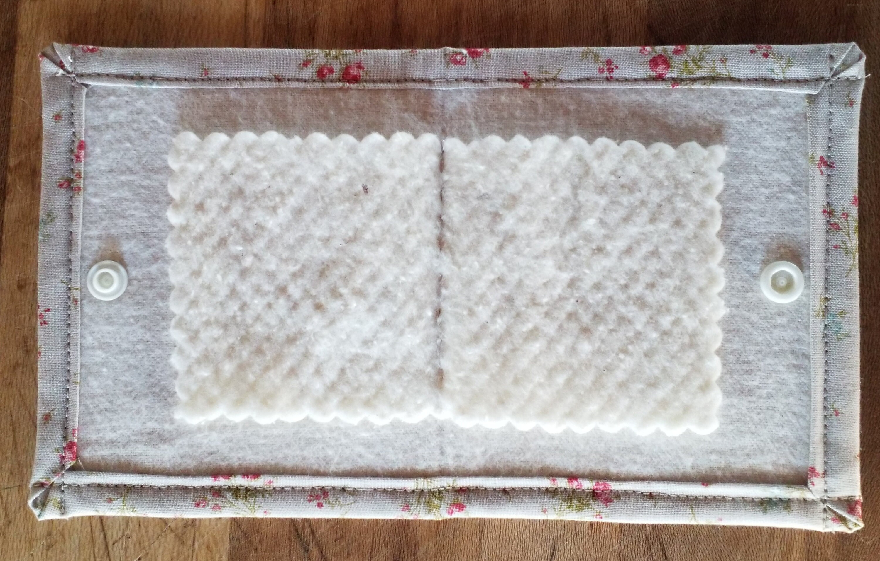 Floral Thread Keeper Needle Book Medium 5 X 8 Needlework Cross Stitch ...