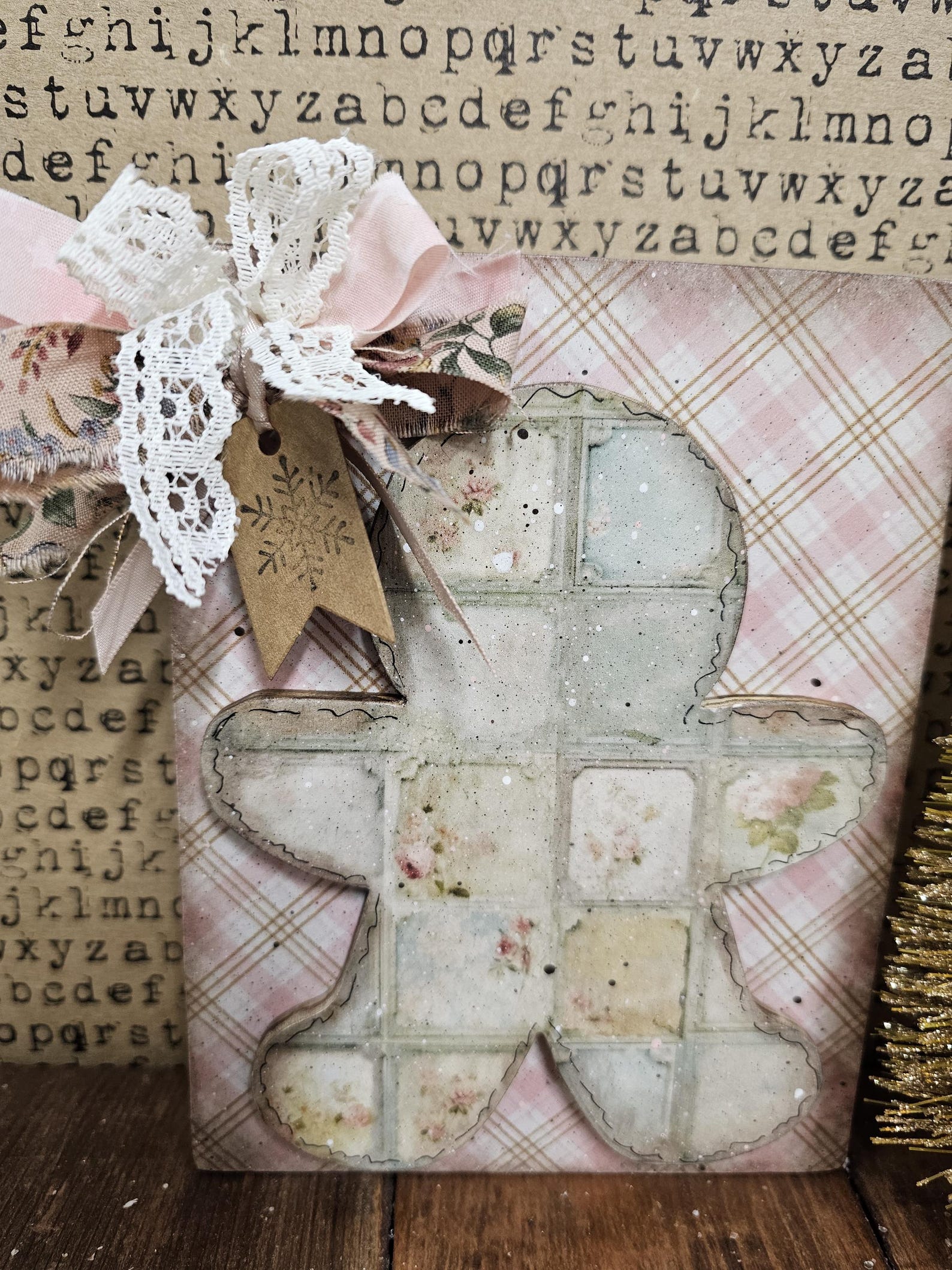 Medium Wooden Block - Chunky - Rustic - Shabby Chic - Holiday ...