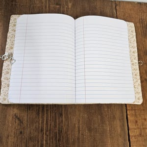 Note Book Cover - Notebook Included - Medium 7" X 11" Open - 100% ...