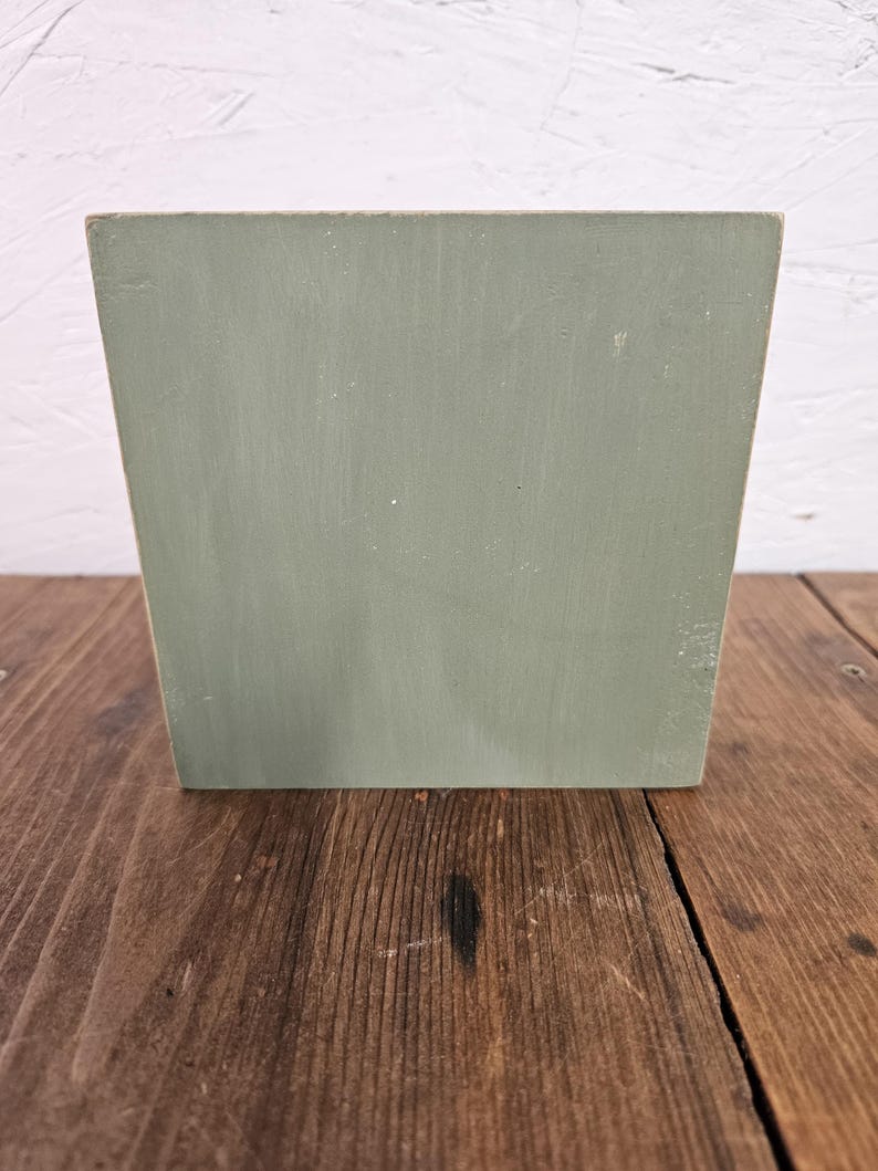 Little Wooden Square - Chunky - Rustic - Shabby Chic - Winter - Holiday ...