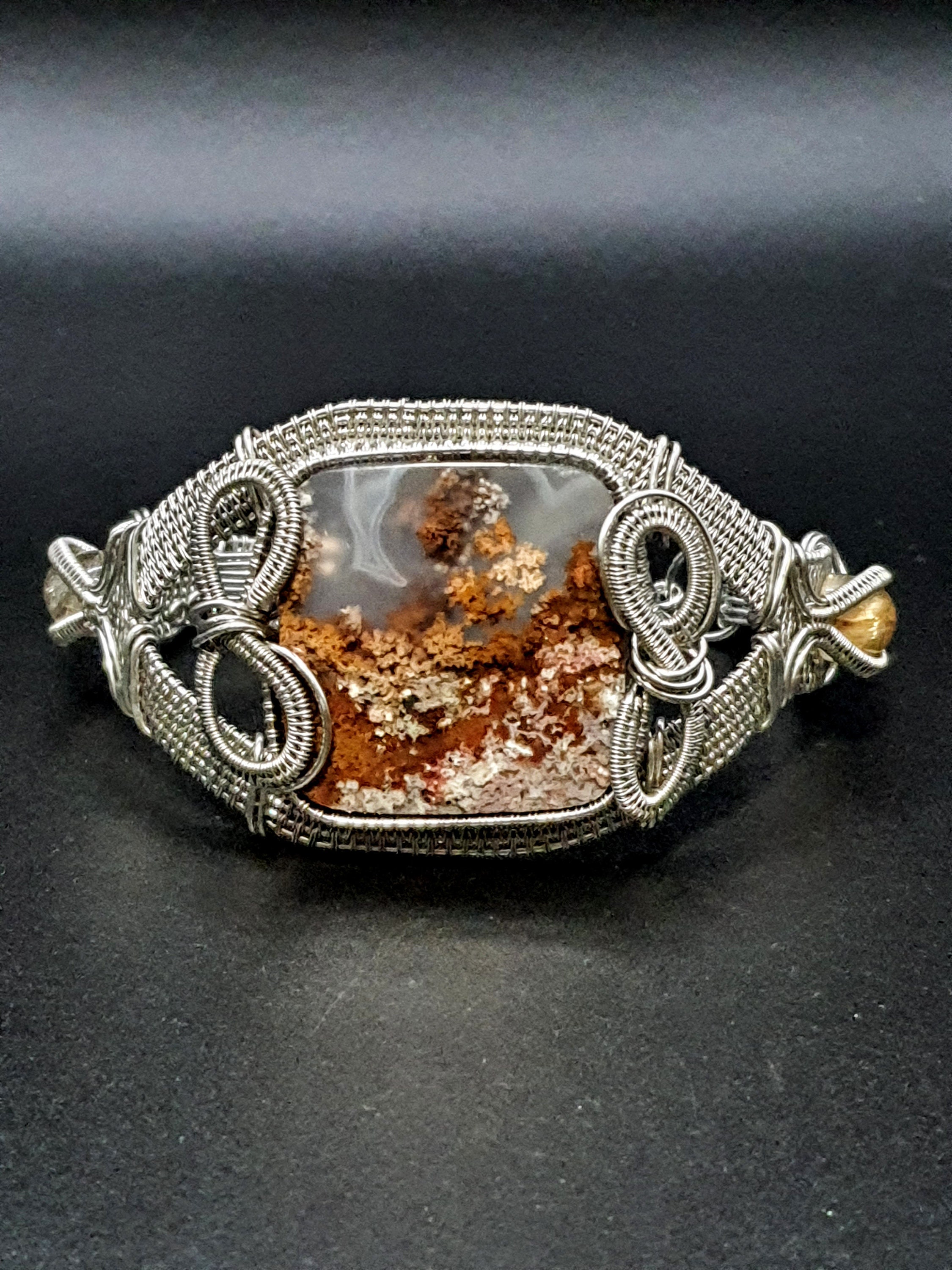 Tutorial Wire Weave Bracelet Detailed Tutorial Wire Art Making Bracelet ...