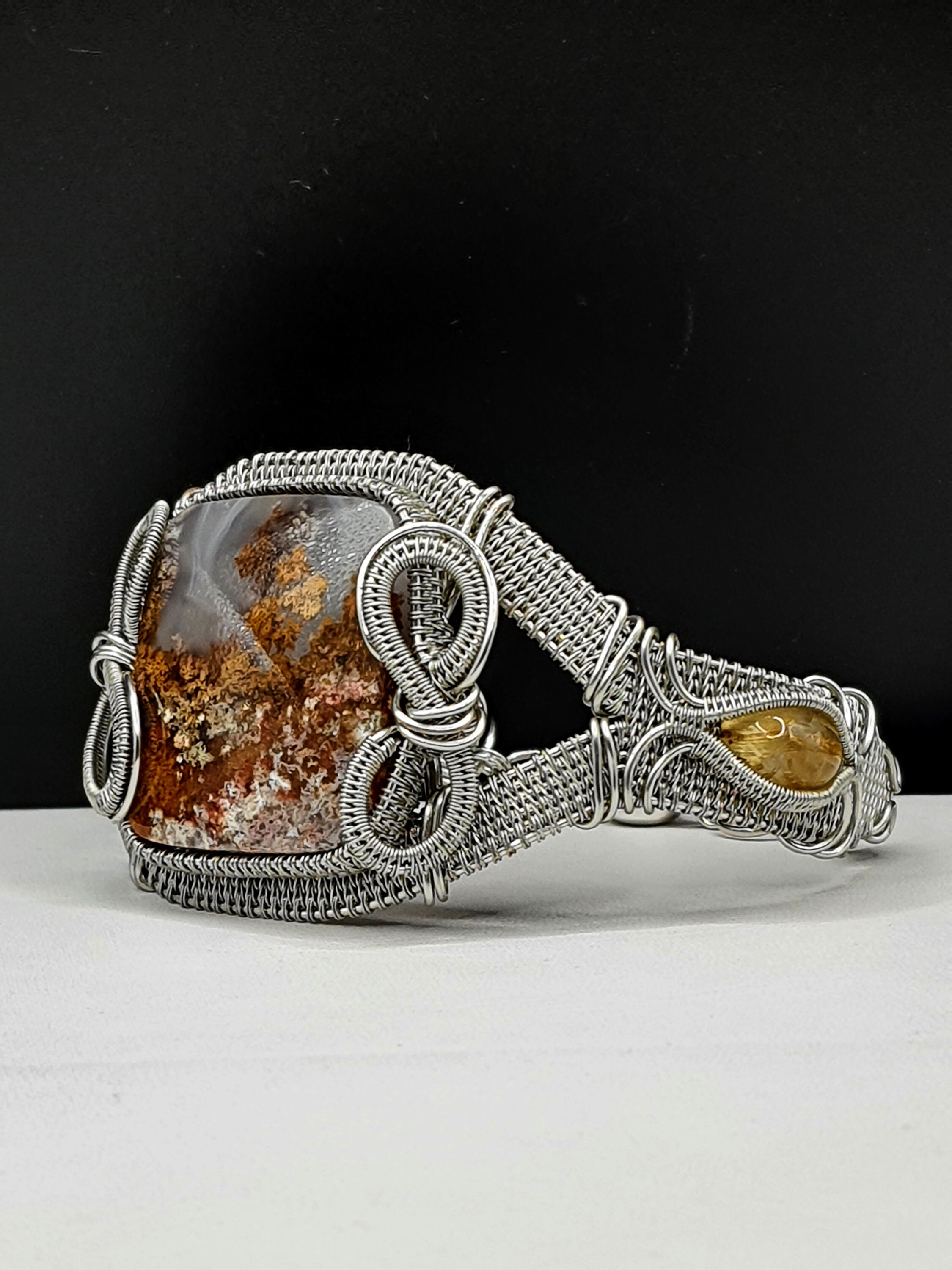 Tutorial Wire Weave Bracelet Detailed Tutorial Wire Art Making Bracelet ...