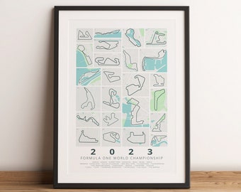 Formula 1 2023 Poster - Etsy