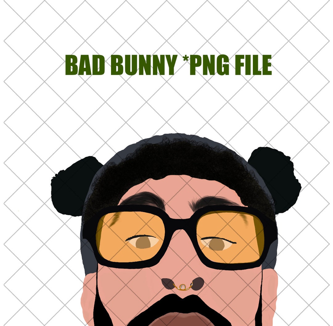 Digital Download: Bad Bunny Illustration - Etsy