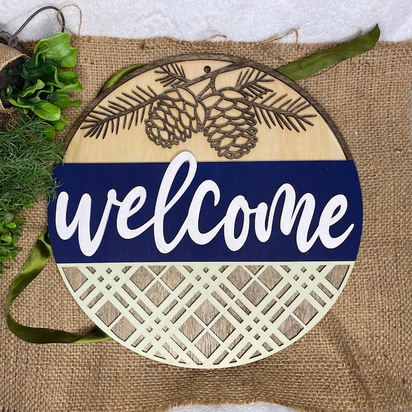 Nature Welcome Sign - Etsy