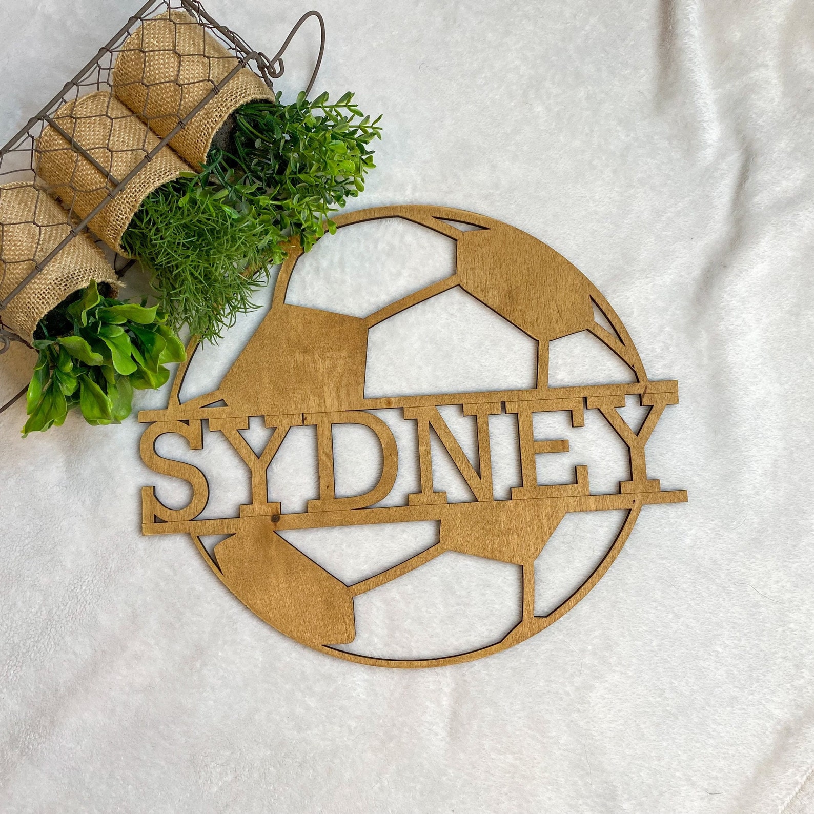 Soccer Name Sign Wood Soccer Sign Soccer Gift Soccer Wall - Etsy