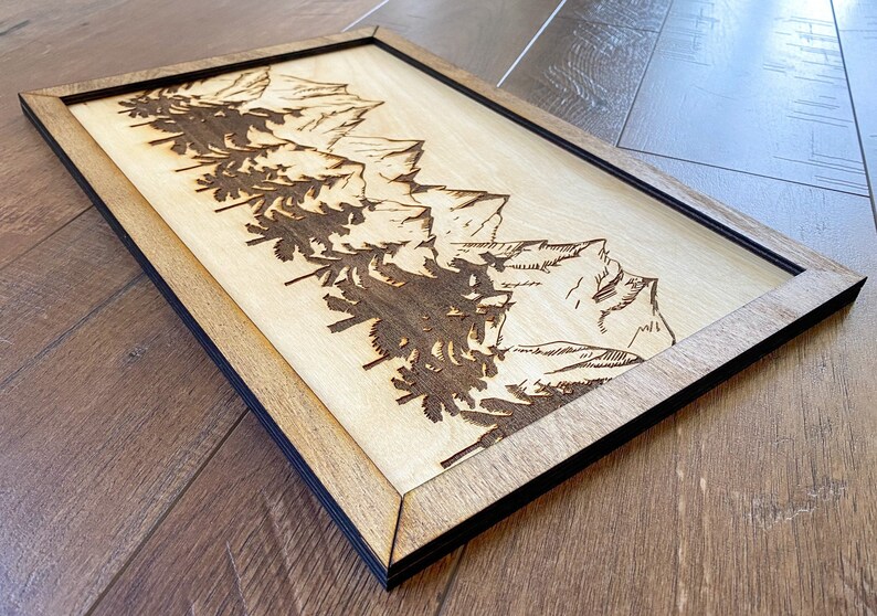 Wood Mountain Scene, Mountain Scape, Wooden Forest, Wood Forest Scene ...