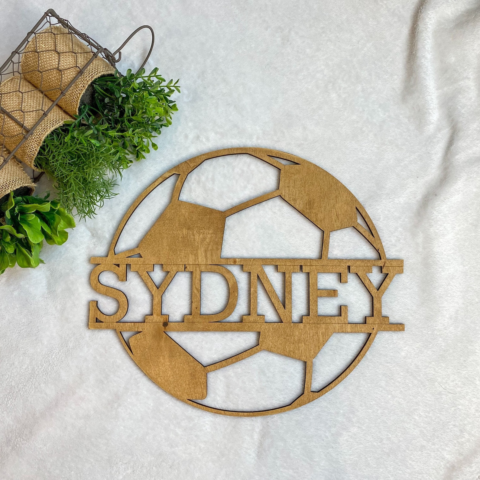 Soccer Name Sign Wood Soccer Sign Soccer Gift Soccer Wall - Etsy