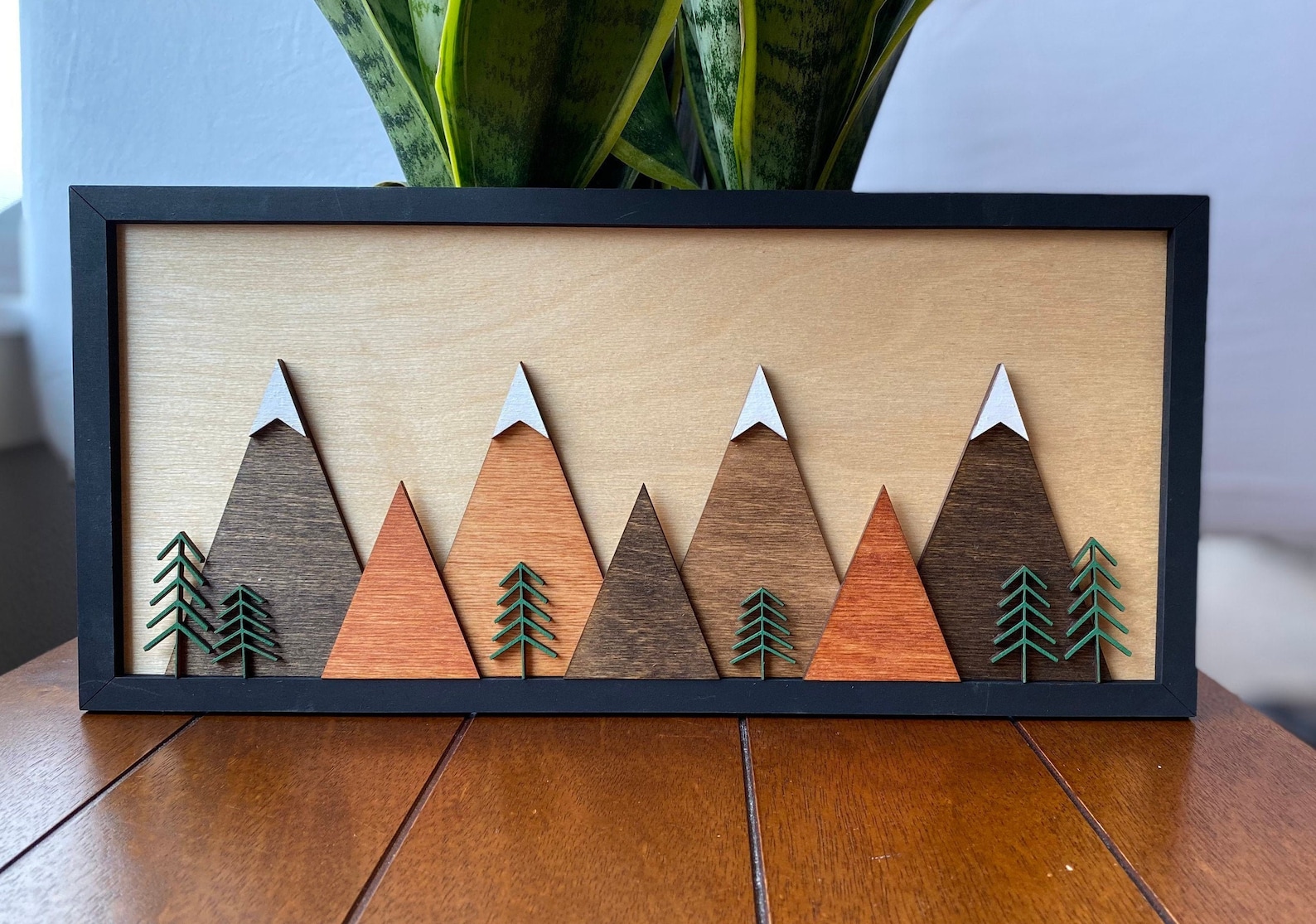 Wood Mountain Scene, Mountain Scape, Wooden Forest, Mountains With Snow ...