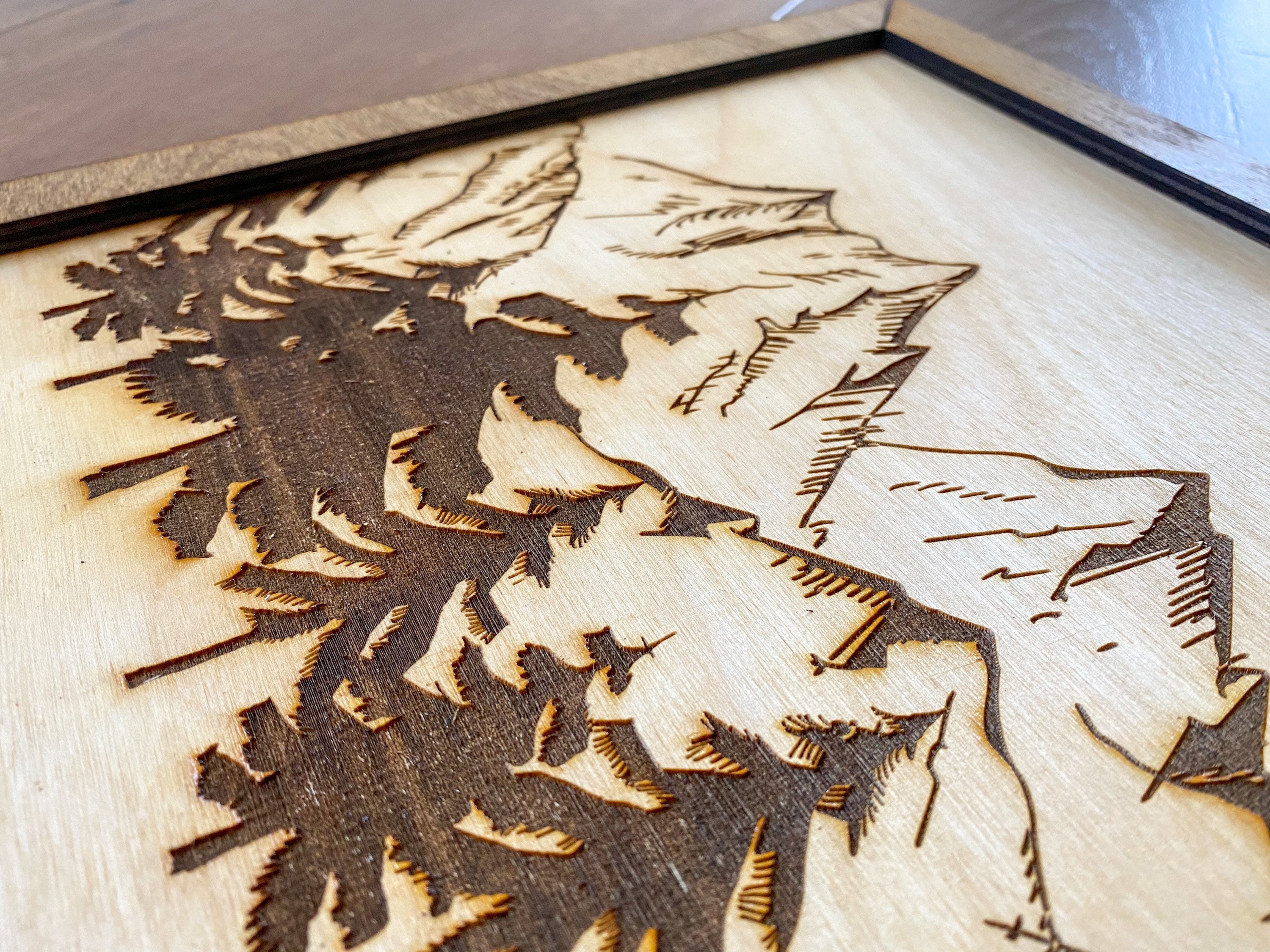 Wood Mountain Scene, Mountain Scape, Wooden Forest, Wood Forest Scene ...