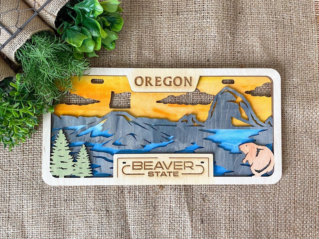 License Plates Art, Oregon State Beavers Art, Rock Climbing Art ...