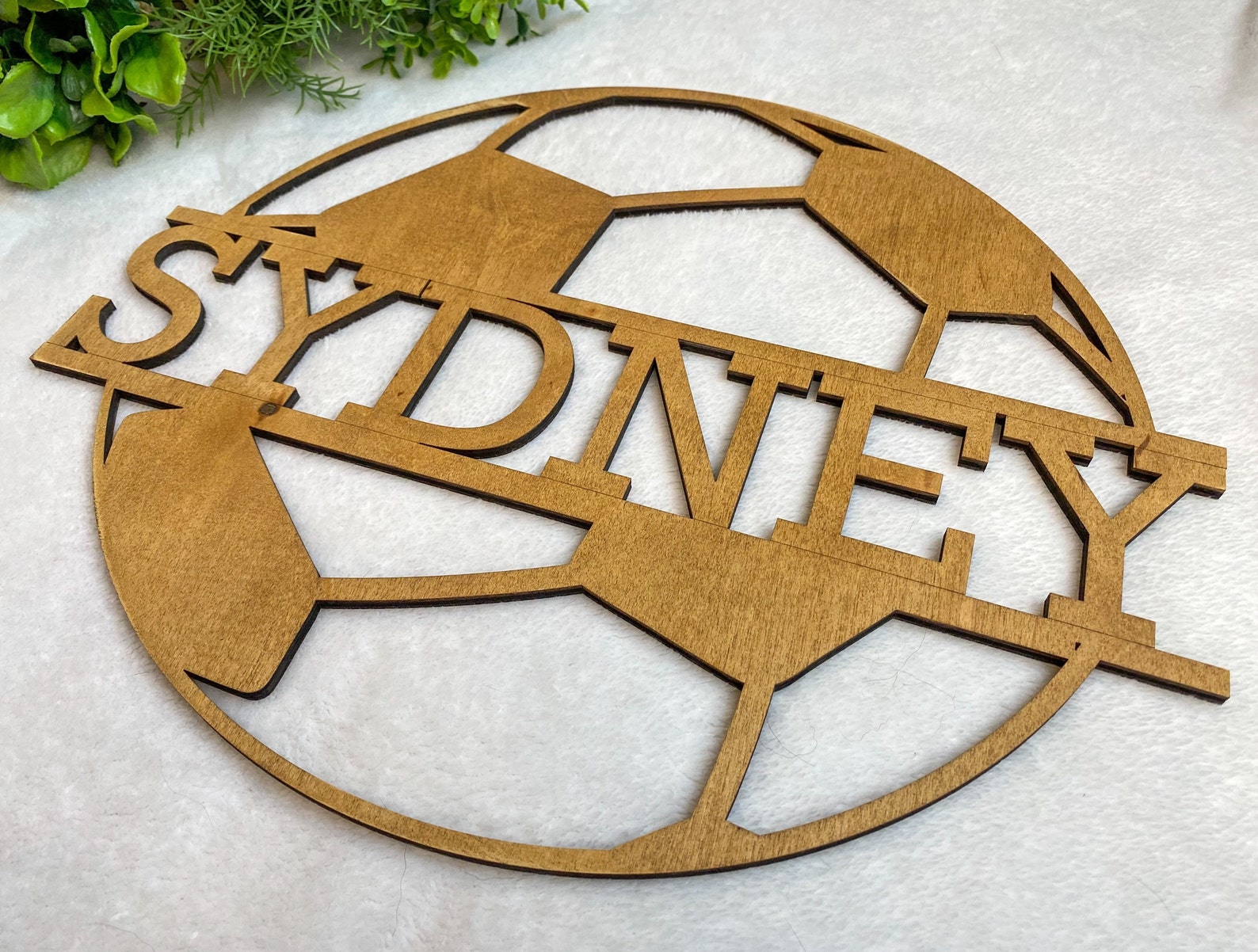 Soccer Name Sign Wood Soccer Sign Soccer Gift Soccer Wall - Etsy