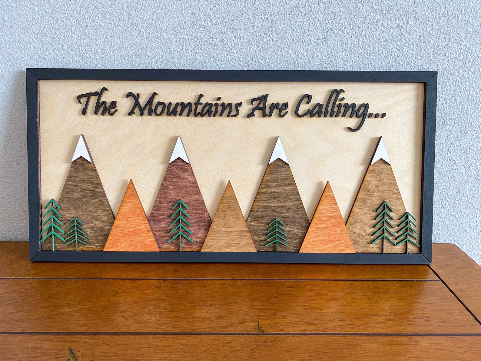 Wood Mountain Scene, Mountain Scape, Wooden Forest, Mountains With Snow ...