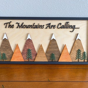 Wood Mountain Scene, Mountain Scape, Wooden Forest, Mountains With Snow ...