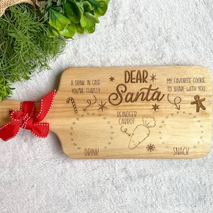 Santa Tray, Santa Snack Tray, Santa Treat Tray, Christmas Tray ...