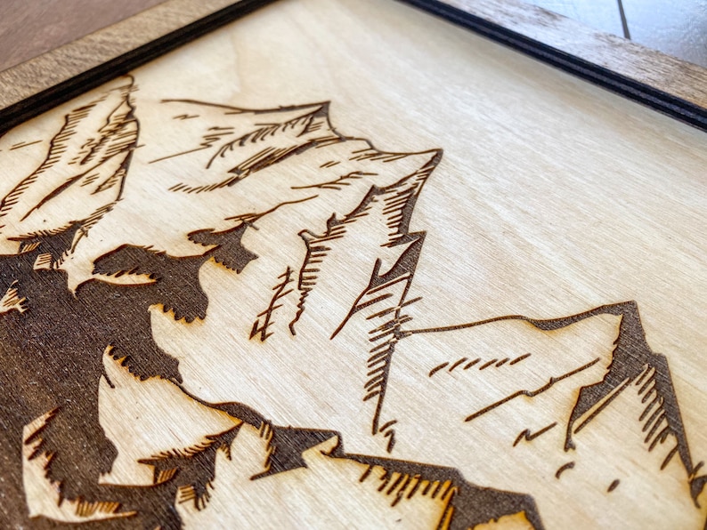 Wood Mountain Scene, Mountain Scape, Wooden Forest, Wood Forest Scene ...