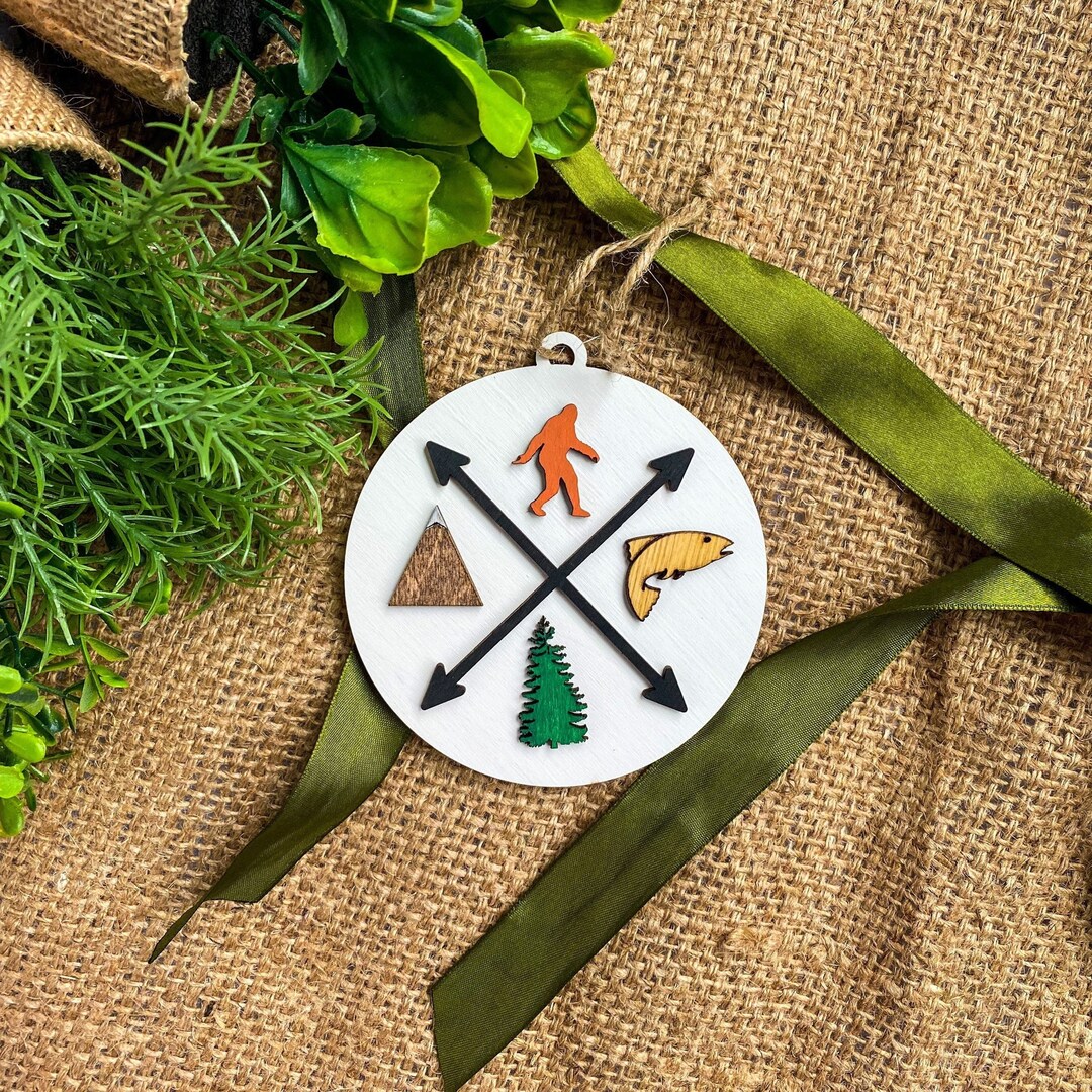 PNW Ornament, Pacific Northwest Ornament, Oregon Ornament, Washington ...