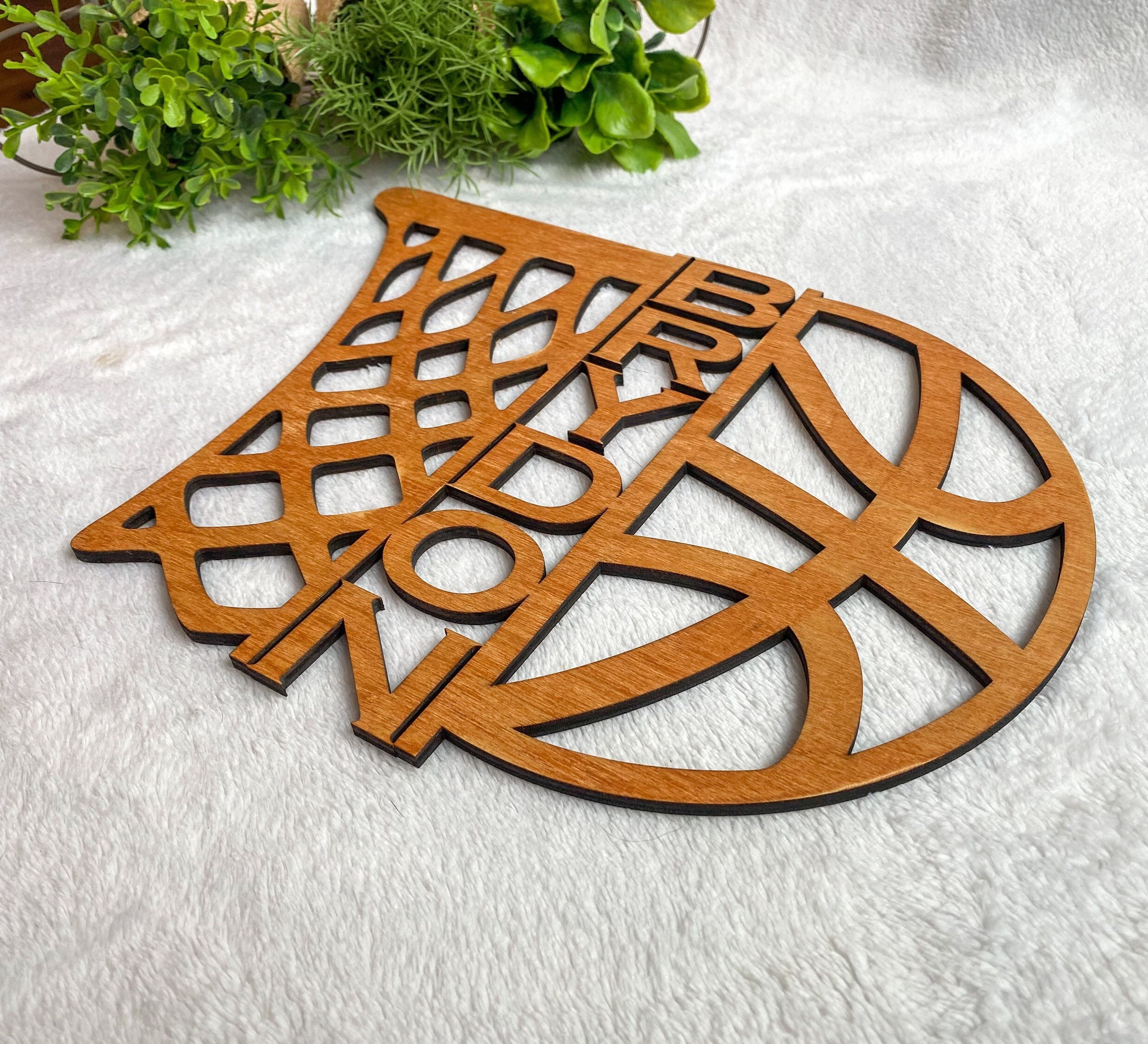 Basketball Name Sign, Wood Basketball Sign, Basketball Gift, Basketball ...