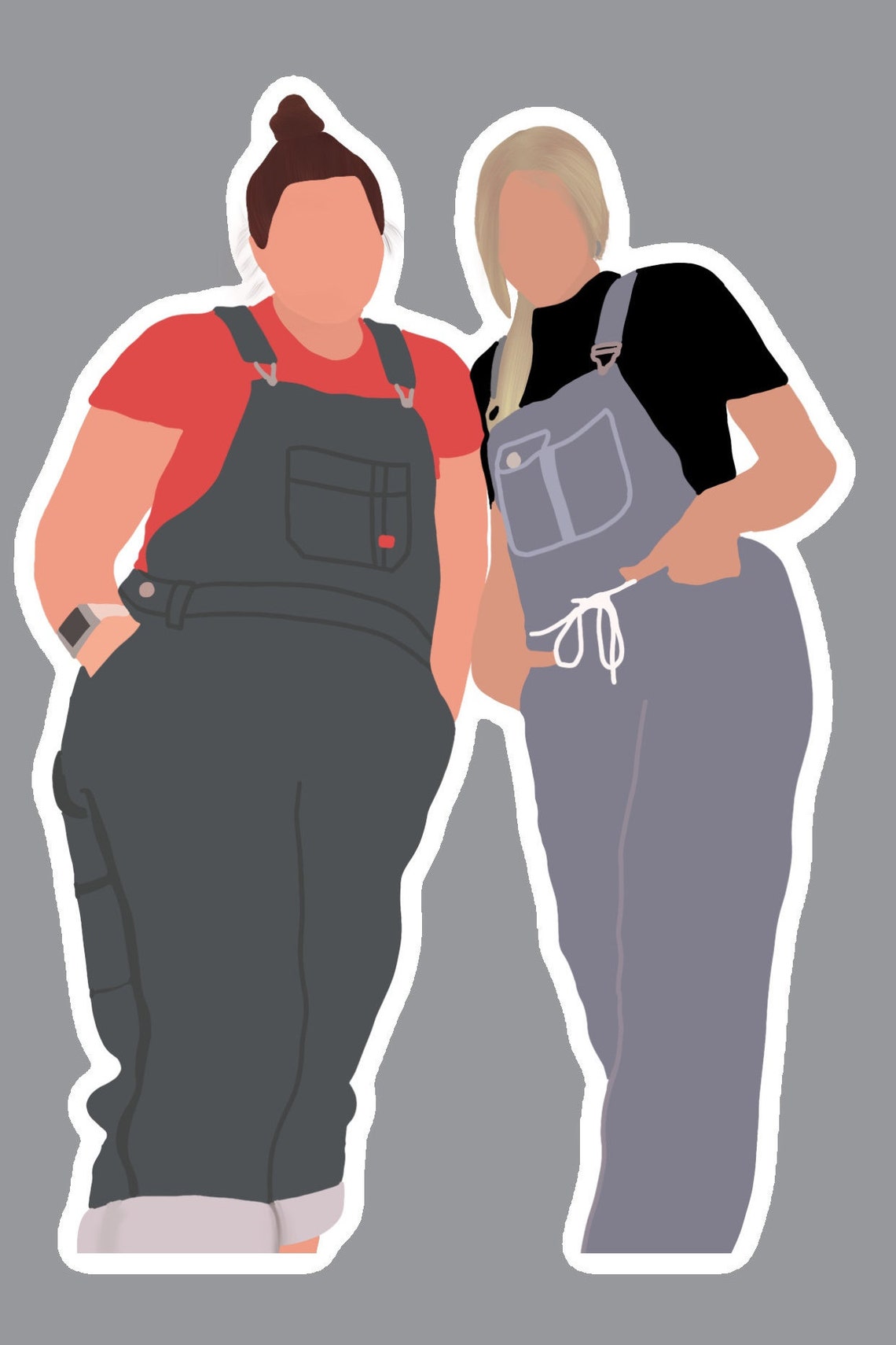 Custom Portrait Stickers - Etsy