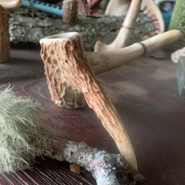 Deer Antler Pipe - Etsy