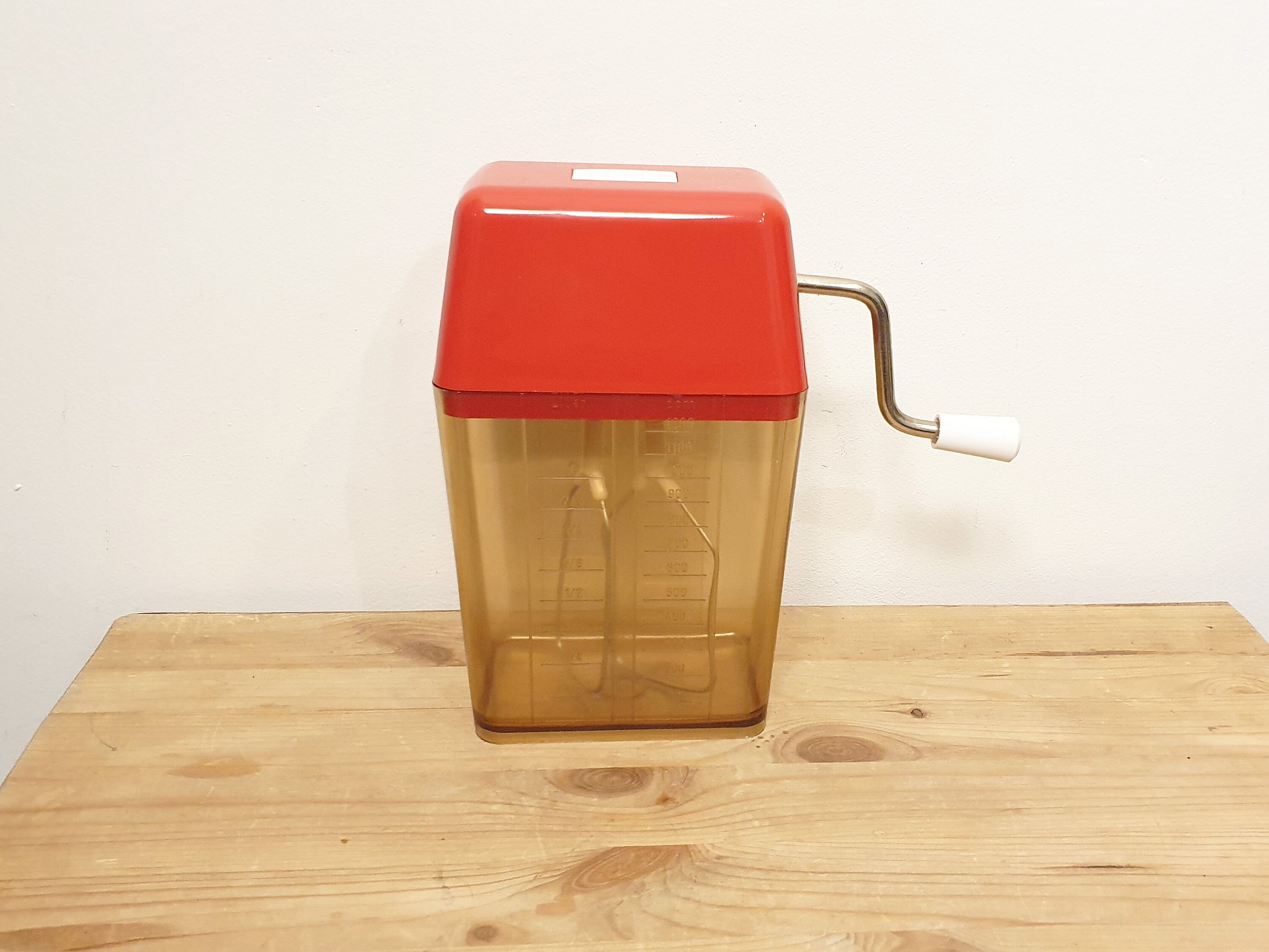 Vintage Mixer, Plastic Measuring Glass Mixer, Mark RECORD, Manual Mixer ...