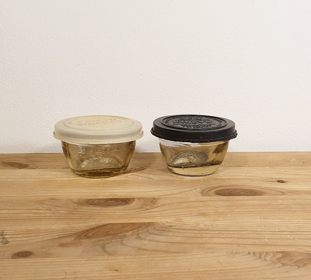 Vintage Mustard Jar, Small Soviet Jars With Lids, Storage Jar for ...