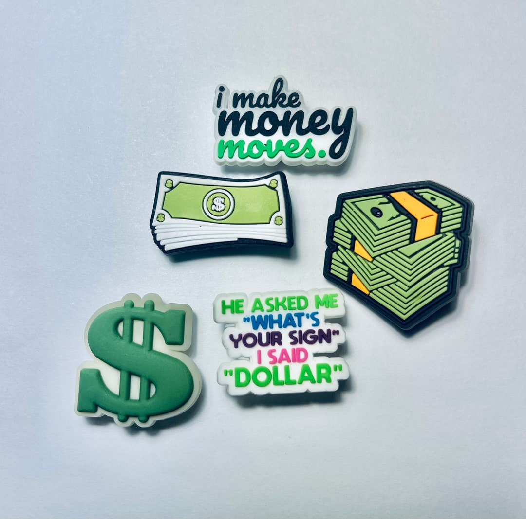 Money Things Shoe Charms Bundle - Etsy