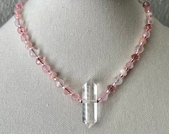 Crystal Point Choker - Etsy