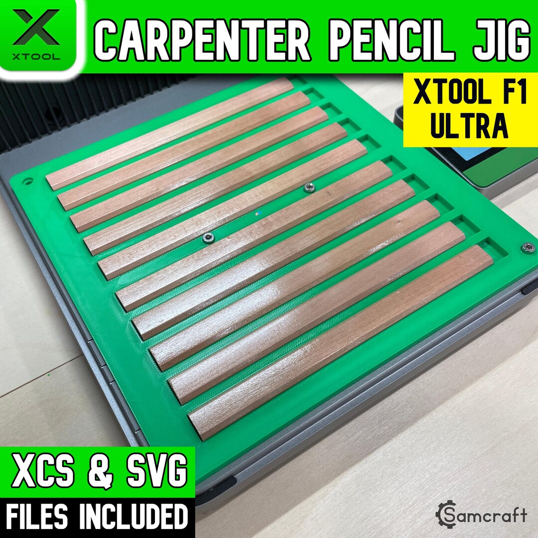 Xtool F1 Ultra Carpenter Pencil Jig, Xtool Fiber Laser Jig, Xtool F1 ...