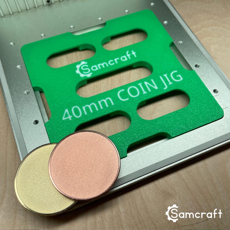 Xtool F1 Coin Jig: 40mm Laser Engraving Tool (XCS & SVG File) - Etsy