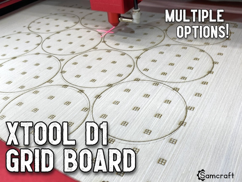 Xtool D1 Pro Grid Wasteboard File - Digital Download - Laser Engraving ...