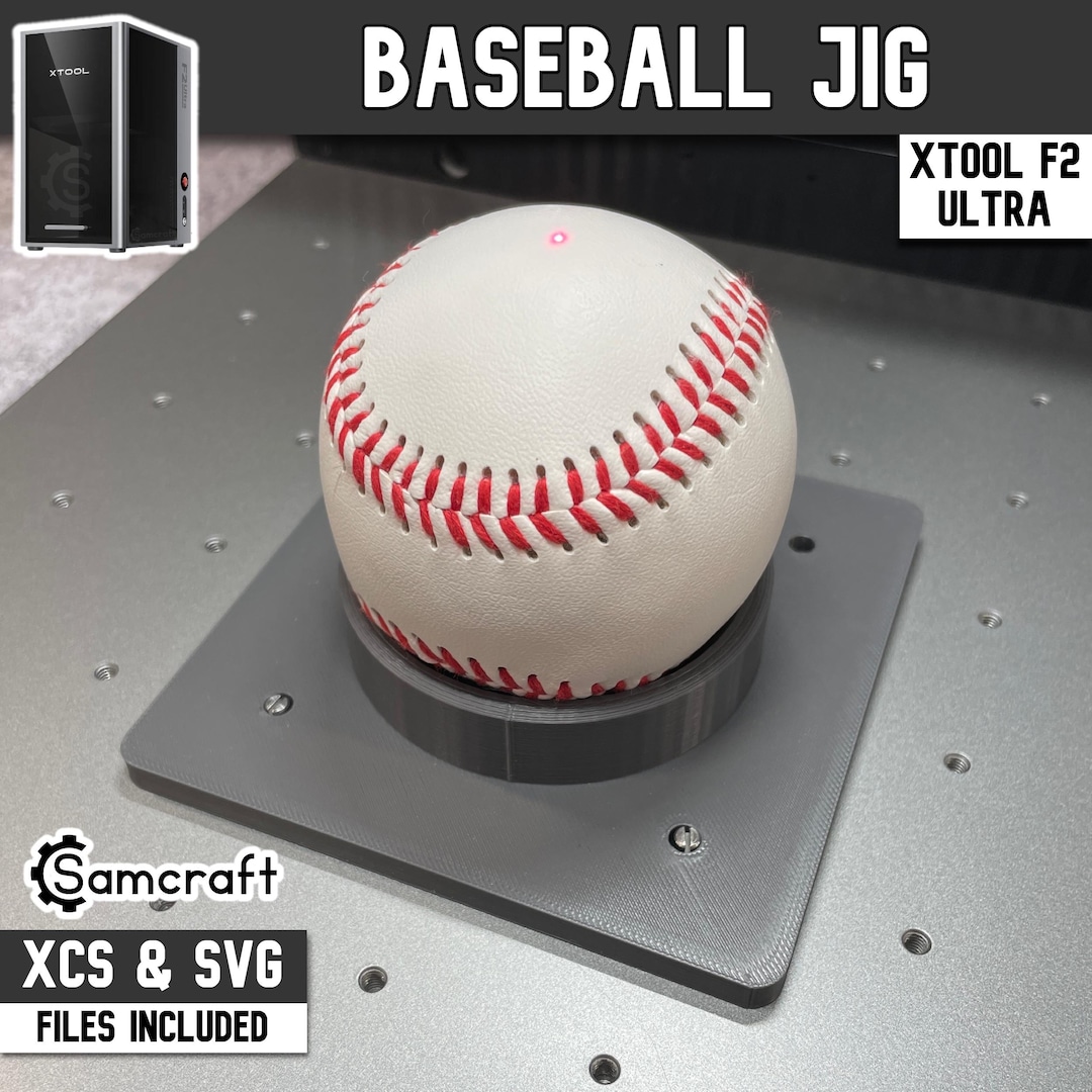 Xtool F2 Ultra Ball Jig: Baseball Softball Pickleball Engraving Tool - Etsy