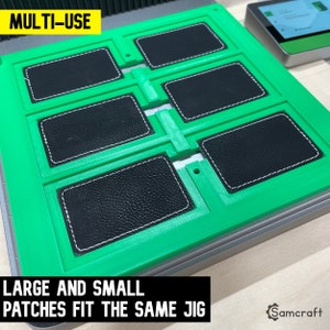 Xtool F1 Ultra Rectangle Patch Jig: Laserable Leatherette (XCS & SVG File) - Etsy