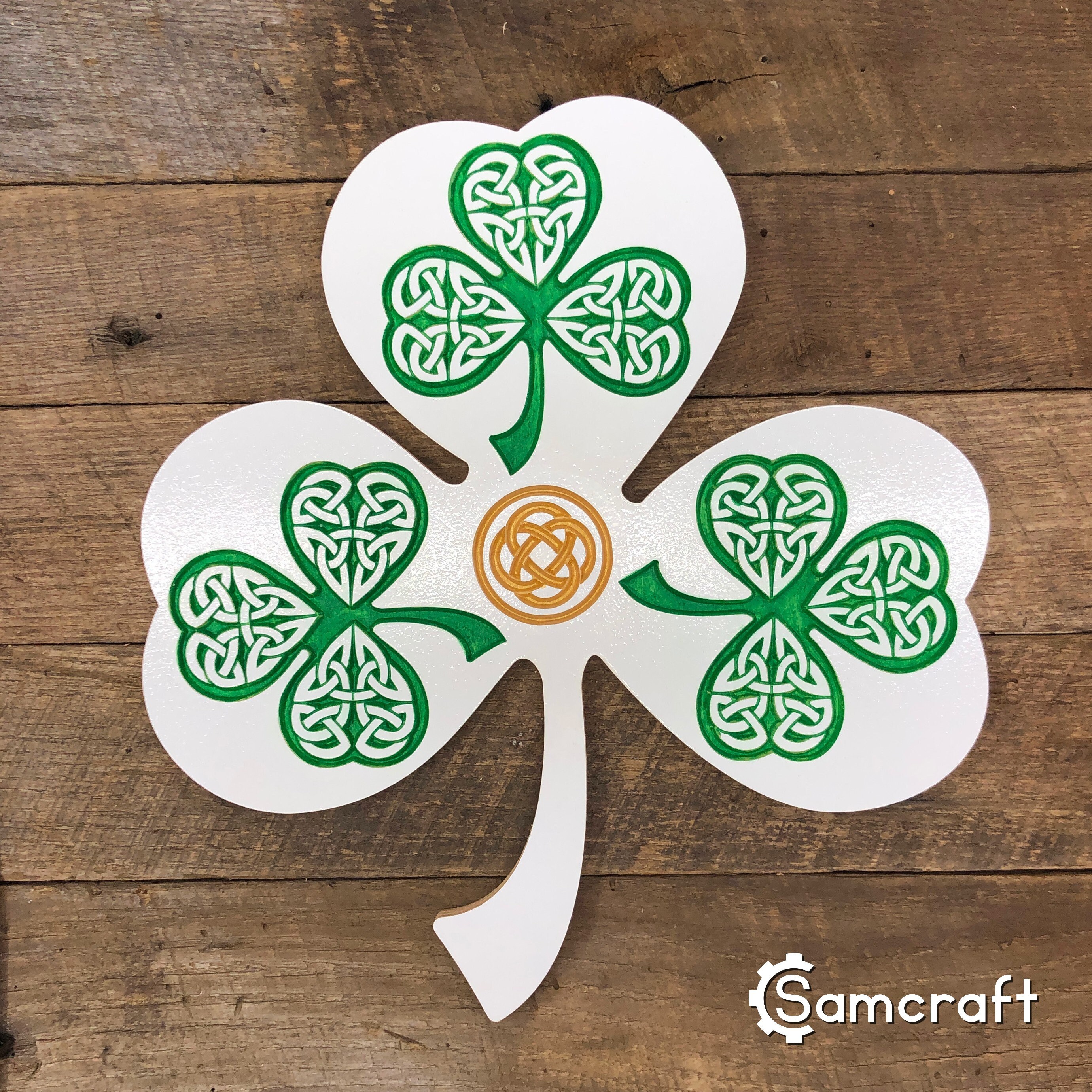 Shamrock CNC Sign Project Plan & Cut Files Instant Download - Etsy