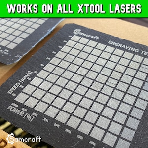 Xtool Laser Cutting & Engraving Test File (digital Download) - Etsy