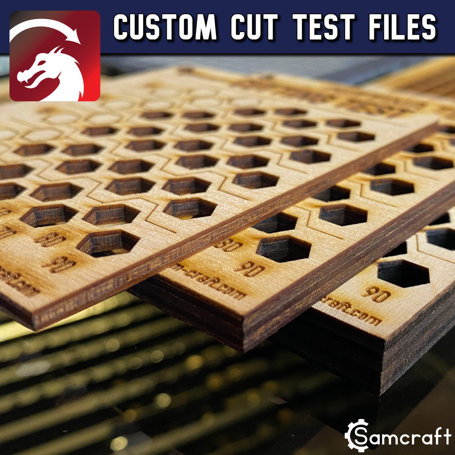 Lightburn Test File Package Lightburn Cut Test Laser Cutting Test