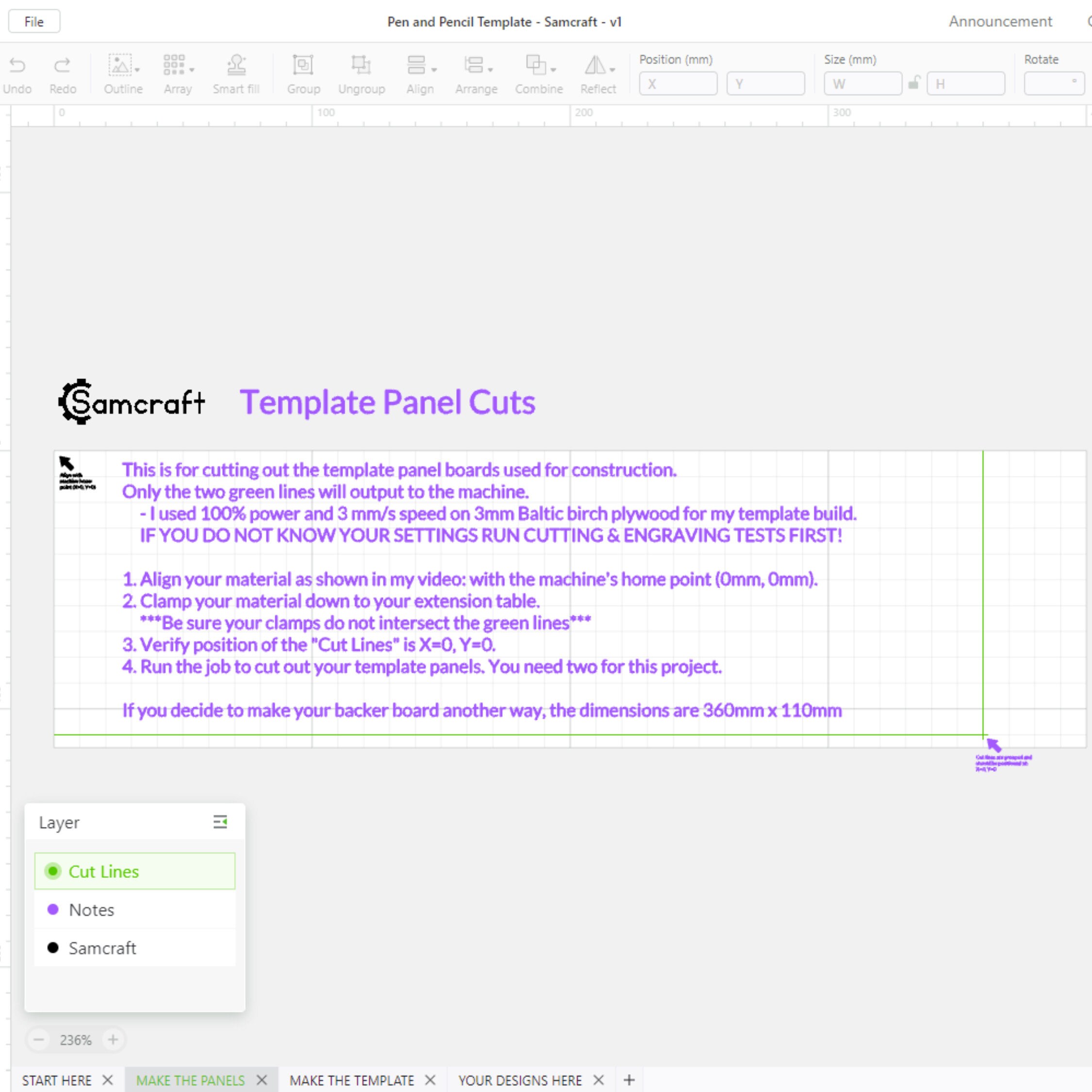 Laser Engraved Pencil Xtool F1 Template Xtool F1 Slide - Etsy Australia