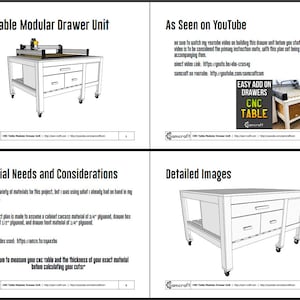 CNC Table Woodworking Plans - Instant Download | Shapeoko Pro XXL ...