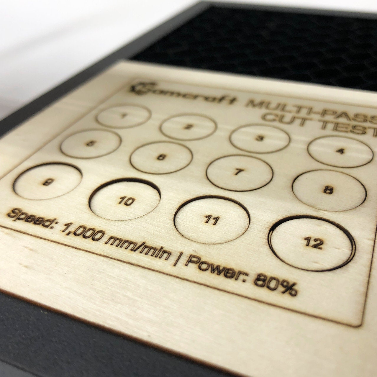 Multi-pass Laser Cutting Test Files Digital Download Laser - Etsy