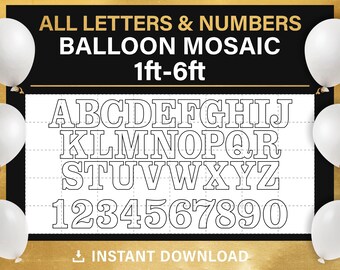 Big Fancy Letters - Etsy