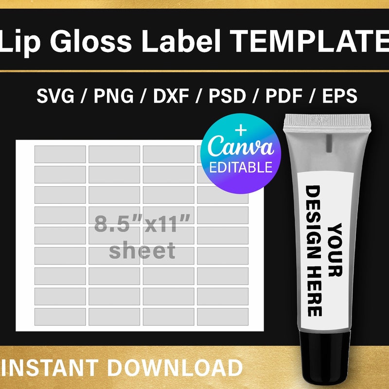 Chapstick Labels - Etsy