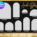Arch SVG Template, BIG BUNDLE, Half | Full | Double Arch, Wedding ...