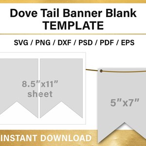 Blank Banner Template BUNDLE Spearhead Edge Flag Banner - Etsy
