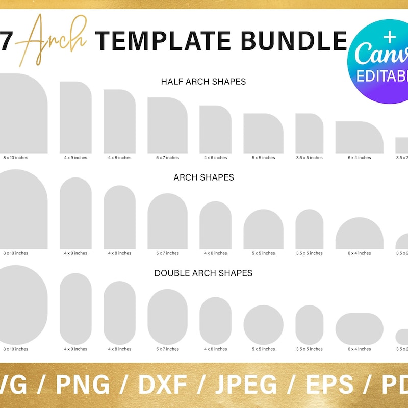 Half Arch Svg - Etsy