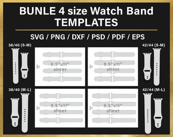 Watch Band Template - Etsy