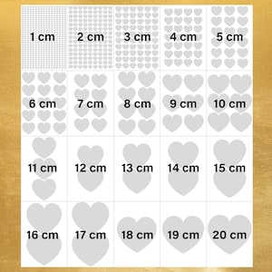 20 Sizes Heart Shape Blank Templates, BUNDLE, DIY, Valentine's Day ...